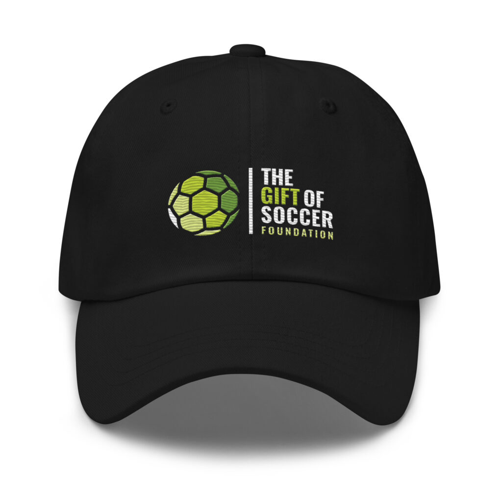 Embroidered Dark Ball Caps - The Gift of Soccer Foundation